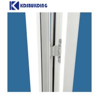 China Swing PVC Decorative Door Temper Glass Partition Bathroom UPVC Casement Door for sale