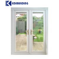 China Security PVC Casement Door AS2047 Tempered Glass Profile Edge Protection for sale