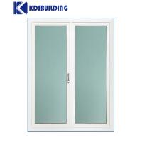 China KDSBuilding High Quality Beautiful Stack Waterproof White Bathroom Competitive Price Pvc Casement Door for sale