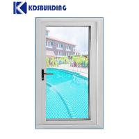 China KDSBuilding High Quality Beautiful Stack Waterproof White Bathroom Competitive Price Pvc Casement Door for sale