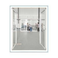 China High Impact PVC Decorative Door Double Glazed Glass Exterior Upvc Casement Door for sale