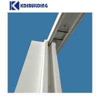 China Double Tempered Glass PVC Folding Door Waterproof Soundproof For Bathroom for sale