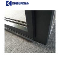China Double Glaze Modern Bathroom Interior Aluminum Slim Profile Glass Slide Door Decoration Slide Door Grill for sale