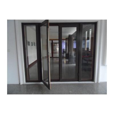 China KDSBuilding Multi-point lock high quality french casement thermal break aluminum double glazing exterior door for sale