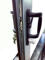China KDSbuilding Aluminium Double Glaze  Sliding Door  Main Entrance Slide Door With Handle For Bathroom for sale