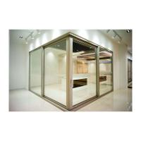 China KDSBuilding Exterior aluminium profile bulletproof frame interior commercial sliding glass door for sale
