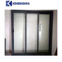 China KDSBuilding Partition doors veranda glass patio SUPER SLIM frame aluminum sliding door for sale