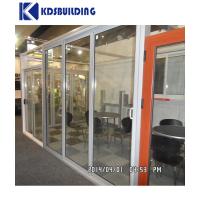 China KDSBuilding Partition doors veranda glass patio SUPER SLIM frame aluminum sliding door for sale