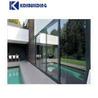 China KDSBuilding Custom thermal break double large glass aluminum sliding door for villa project for sale