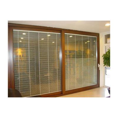China China Manufacturer Exterior Double Glass Aluminum Lift And Sliding Door System With Screen for sale