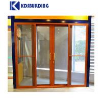 China KDSBuilding Minimalist Slim Frame Design Aluminum Single Exterior Wardrobe Slide Door for sale