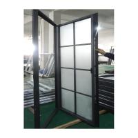 China KDSBuilding French Style Bathroom Aluminum  Profile Single Entry Casement Door And Window System for sale