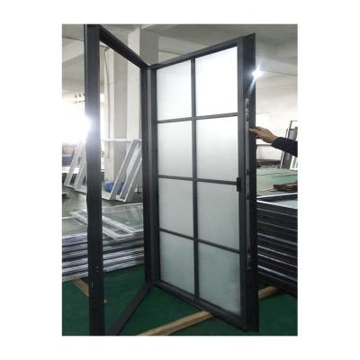 China KDSBuilding French Style Bathroom Aluminum  Profile Single Entry Casement Door And Window System for sale