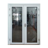 China China Manufacturer Customized Color Partition Double Glass Aluminum Casement Door Frames for sale