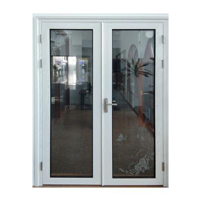 China China Manufacturer Customized Color Partition Double Glass Aluminum Casement Door Frames for sale