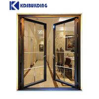 China China Manufacturer Customized Color Partition Double Glass Aluminum Casement Door Frames for sale
