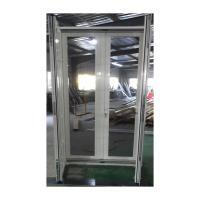 China KDSBuilding White French Style Pictures Aluminum Commercial Shutter Casement Windows Double Doors for sale