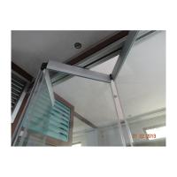 China China Manufacture NFRC Alu Bifold Frameless Horizontal Sliding Folding Glass Doors for sale