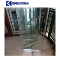 China China Manufacture NFRC Alu Bifold Frameless Horizontal Sliding Folding Glass Doors for sale