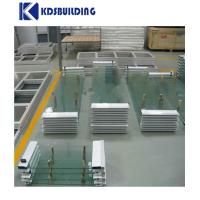 China China Manufacture NFRC Alu Bifold Frameless Horizontal Sliding Folding Glass Doors for sale