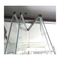 China KDSBuilding Aluminum Shower Doors Frameless Sliding Folding Glass Doors With Tempered Glass for sale
