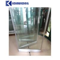 China KDSBuilding Temper Double Glass frameless folding doors glass bifold slim for house door for sale