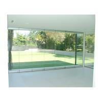 China KDSBuilding Energy Saving Double Glass Sliding Aluminum Frameless Folding Doors For Office for sale