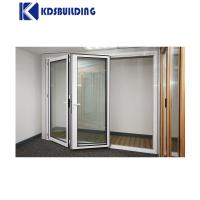 China KDSbuilding China Manufacture Double Lowe Tempered Glaze Aluminum Folding Doors Glass Bifold for sale
