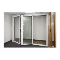 China KDSbuilding Popular Design Security Double Tempered Glass Aluminum Acrylic Folding Doors  For Sale for sale
