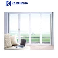 China KDSbuilding Popular Design Security Double Tempered Glass Aluminum Acrylic Folding Doors  For Sale for sale