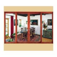 China KDSBuilding White Hurricane Impact Slide Aluminum Security And Glass Exterior Metal Door for sale