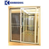 China Exterior Metal Screen Extremely Narrow Patio Aluminium Sliding Gate Motor Door For Living Room for sale