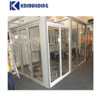 China KDSBuilding Balcony porch aluminum multi slide doors exterior patio double panel sliding door for sale