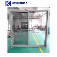 China KDSBuilding High Quality Laminated Glass Double Leaf Aluminum Build It 36x80 Wheel Glass Slide Door for sale