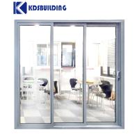 China Kenya Aluminum Slide Door  Ally Glass Patio Glass Door  3 Track Slide Door For Home With Mosquito Net for sale