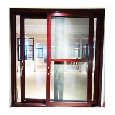 China Aluminum Glass Windows And Soundproof Automatic System Motorised Smart Mechanism Electric Frameless Slide Door With Grill for sale