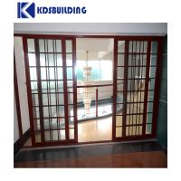 China Aluminum Glass Windows And Soundproof Automatic System Motorised Smart Mechanism Electric Frameless Slide Door With Grill for sale