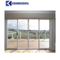China 3 Panel Patio Door Price Home Design Thermal Break Doors Nfrc Aluminum Temper Slide Door for sale
