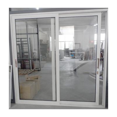 China Bullet Proof 8 Ft Glass Partition Wall Automatic Motor Slide Door For Balcony for sale