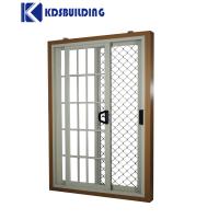 China KDSBuilding Model Gates Commercial Aluminum Frame Slide Door With Glass for sale