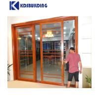 China Spain Aluminum Factory Made French Window Model Grill Design In China Glass Slide Door With Grill for sale