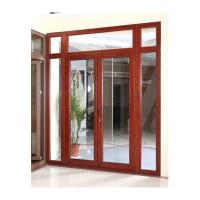 China Thermal Break Aluminum American Modern Design Style Front Glass Casement Windoor And Door Frame for sale