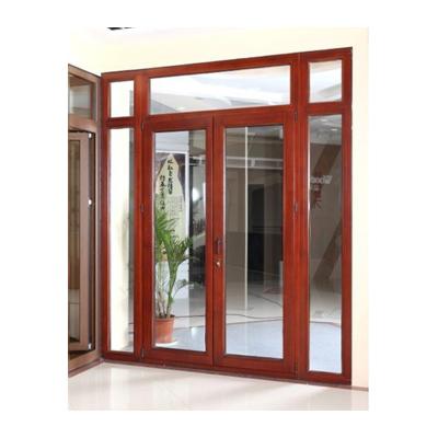 China Thermal Break Aluminum American Modern Design Style Front Glass Casement Windoor And Door Frame for sale