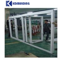 China KDSBuilding Hurricane Impact Proof Exterior Horizontal Sliding Folding Glass Screen Doors for sale