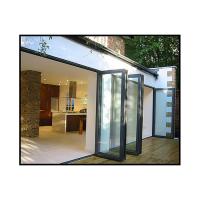 China KDSBuilding Xiamen Black Frame Exterior Aluminum Bifold Door For Super House Windows for sale