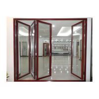 China Xiamen Soundproof Hurricane Impact Security Glass Aluminium Front Doors For Homes Nigeria for sale
