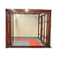 China Nfrc Soundproof Double Tempered Glass Hurricane Exterior Shatter Proof Aluminium Bifold Door for sale