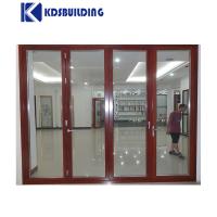 China High Quality China Manufacture Temper Double Glass Aluminium Folding Door For Bathroom for sale