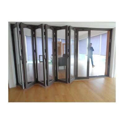 China KDSBuilding Modern Outdoor Waterproof Customizable Price Aluminum Double Glass Bifold Door Villa for sale