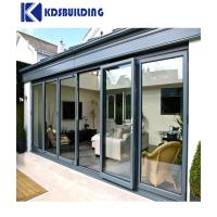 China KDSBuilding Modern Outdoor Waterproof Customizable Price Aluminum Double Glass Bifold Door Villa for sale